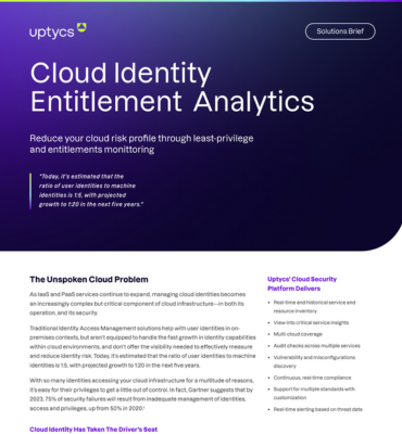 Cloud Infrastructure Entitlement Management (CIEM) | Uptycs