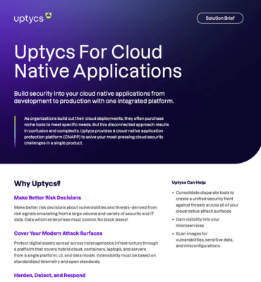 Unified CNAPP and XDR | Uptycs