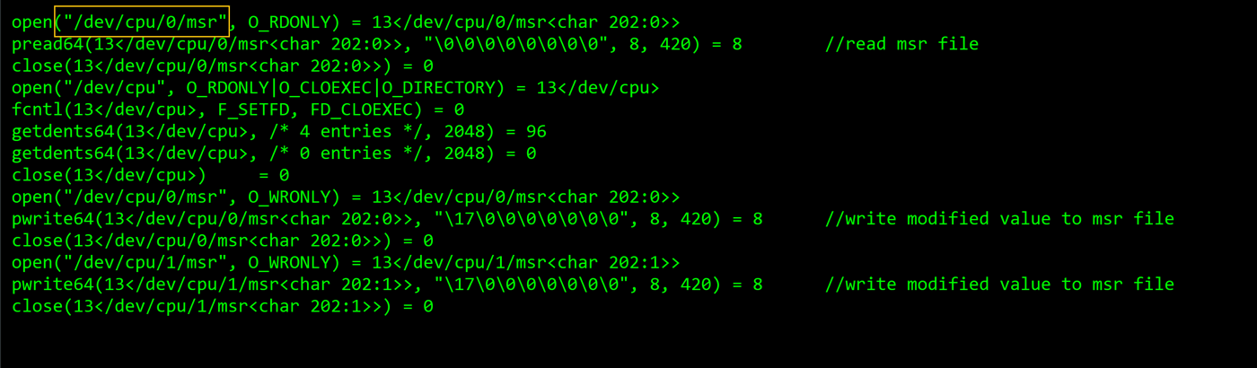 Cryptominer ELFs Using MSR to Boost Mining Process