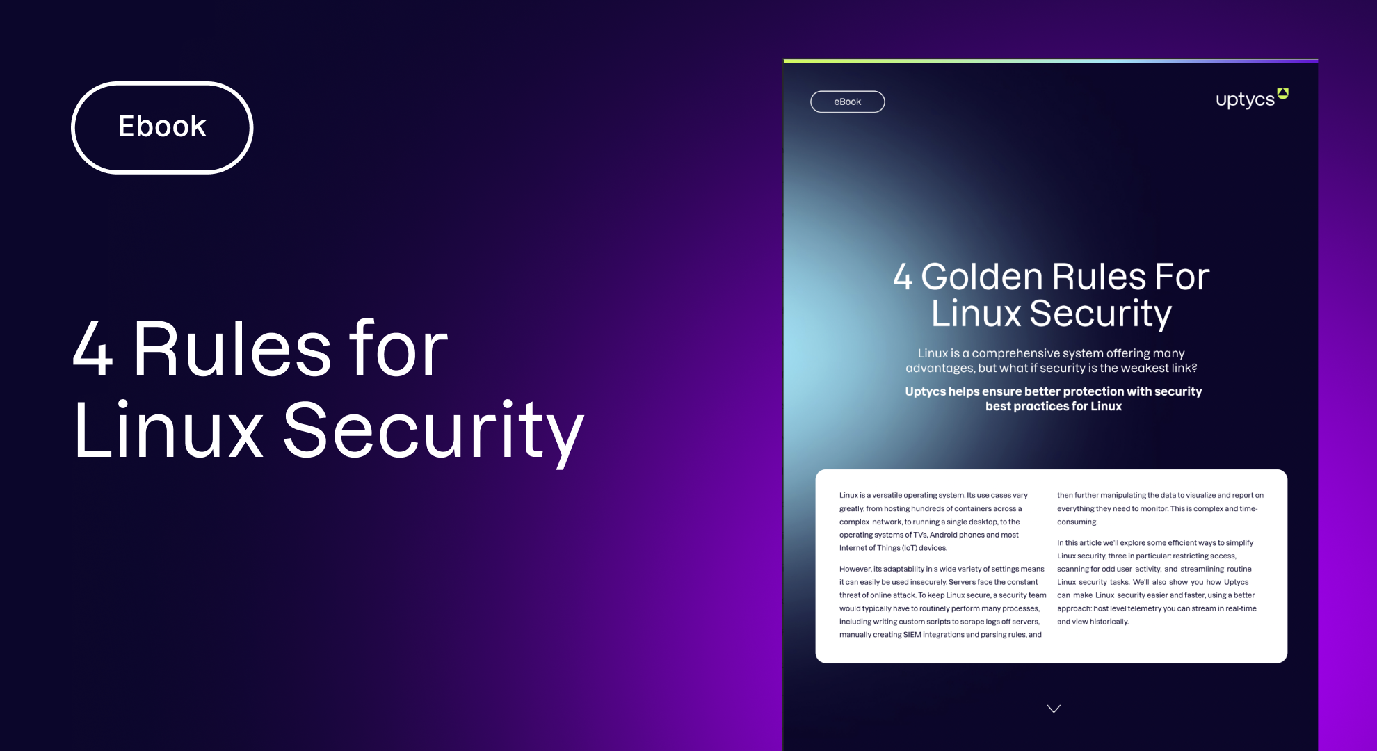 Ebook | 4 Golden Rules for Linux Security