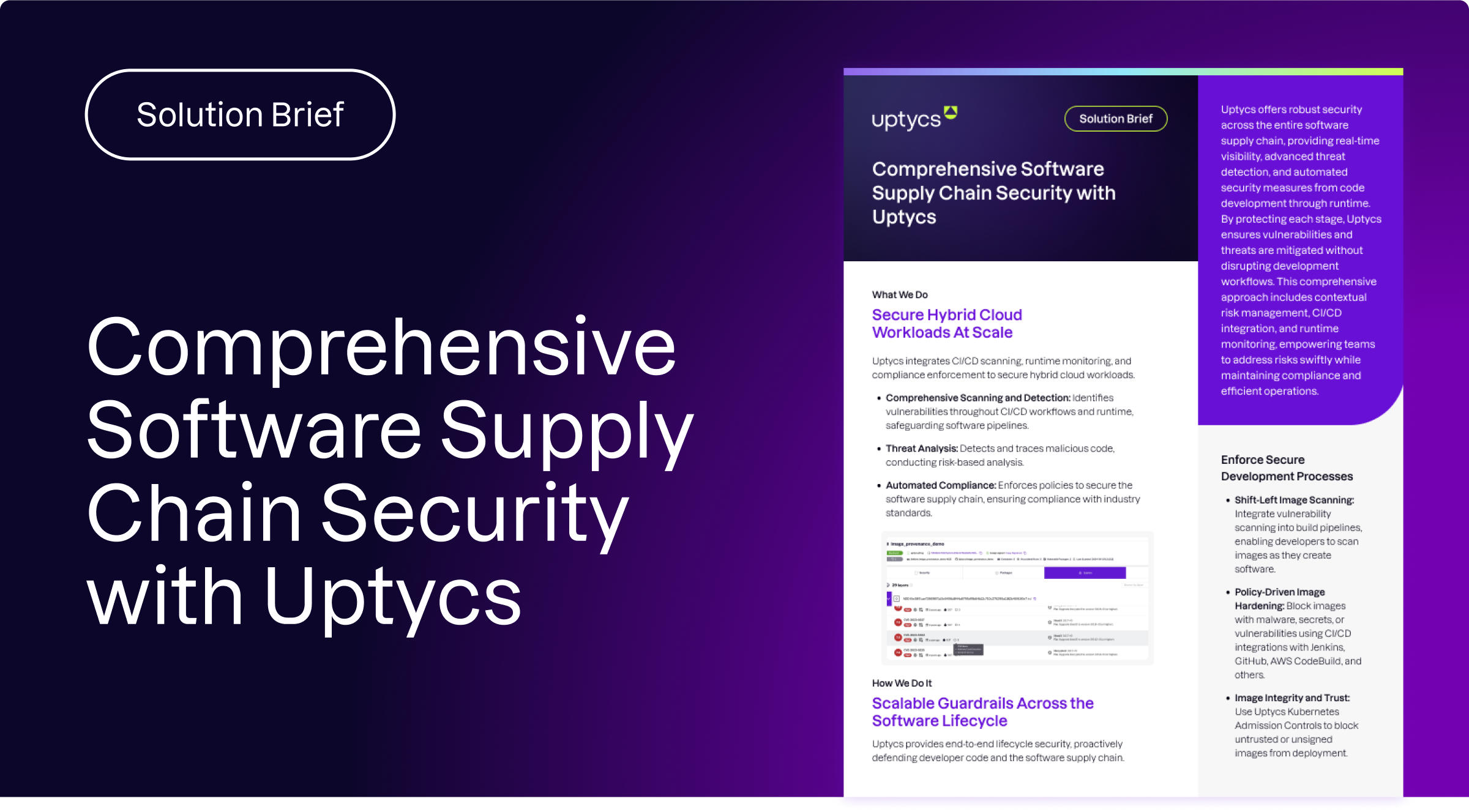 Software Supply Chain Security | Uptycs