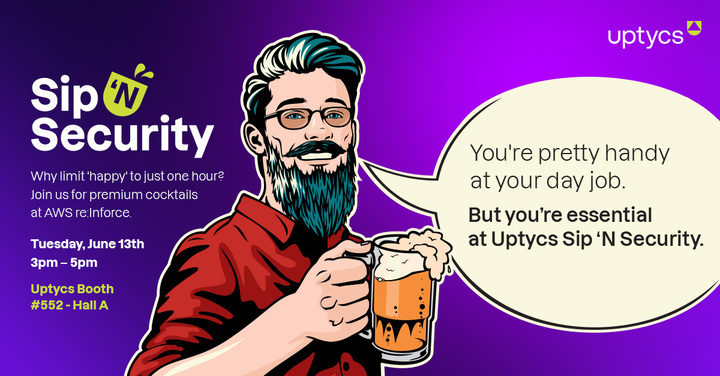 Uptycs Sip 'N Security @ AWS re:Inforce 2023